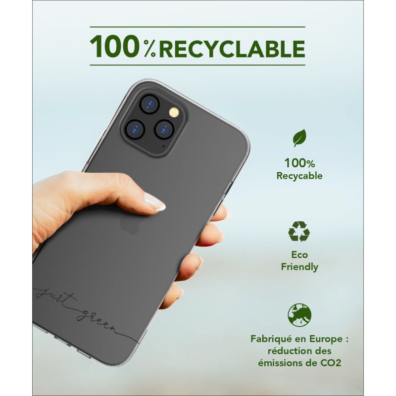 Coque iPhone 12 Pro Max Infinia Transparente - 100 % Recyclable