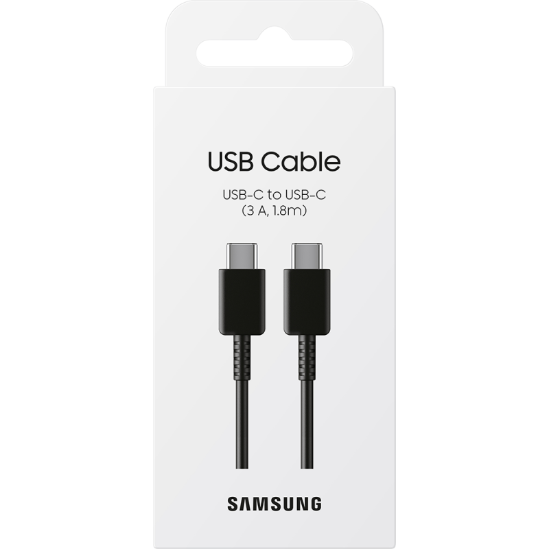 Câble FastCharge 25W USB C/USB C 1,8m - Noir - Samsung